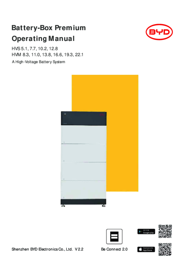 BYD HVM 2.76kWh Battery Module | Product | Pure Electric